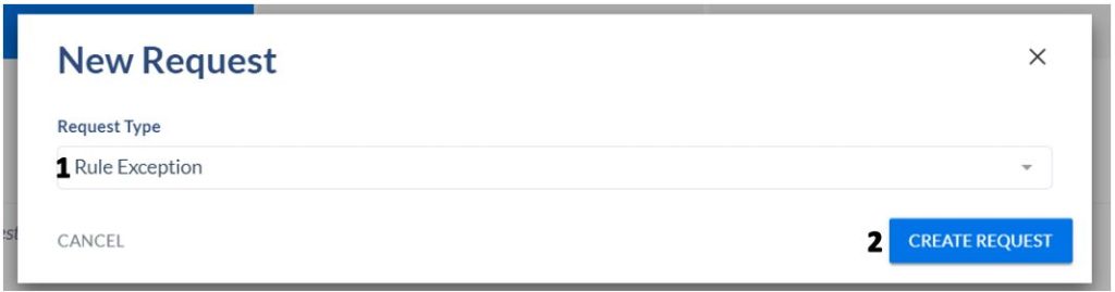 Rule Exception Requests – Kirkwood Process Documentation